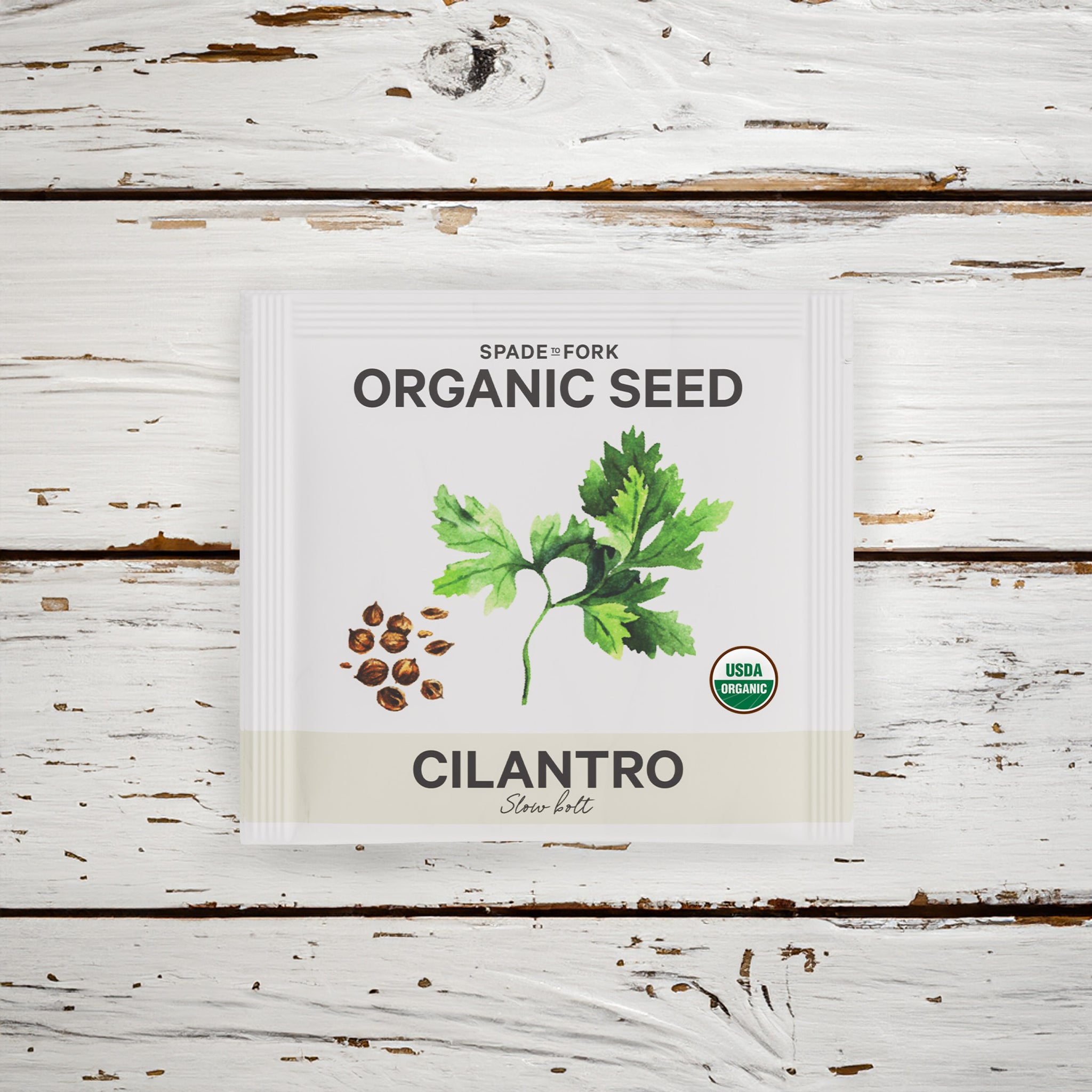 Organic Slow Bolt Cilantro - Spade To Fork