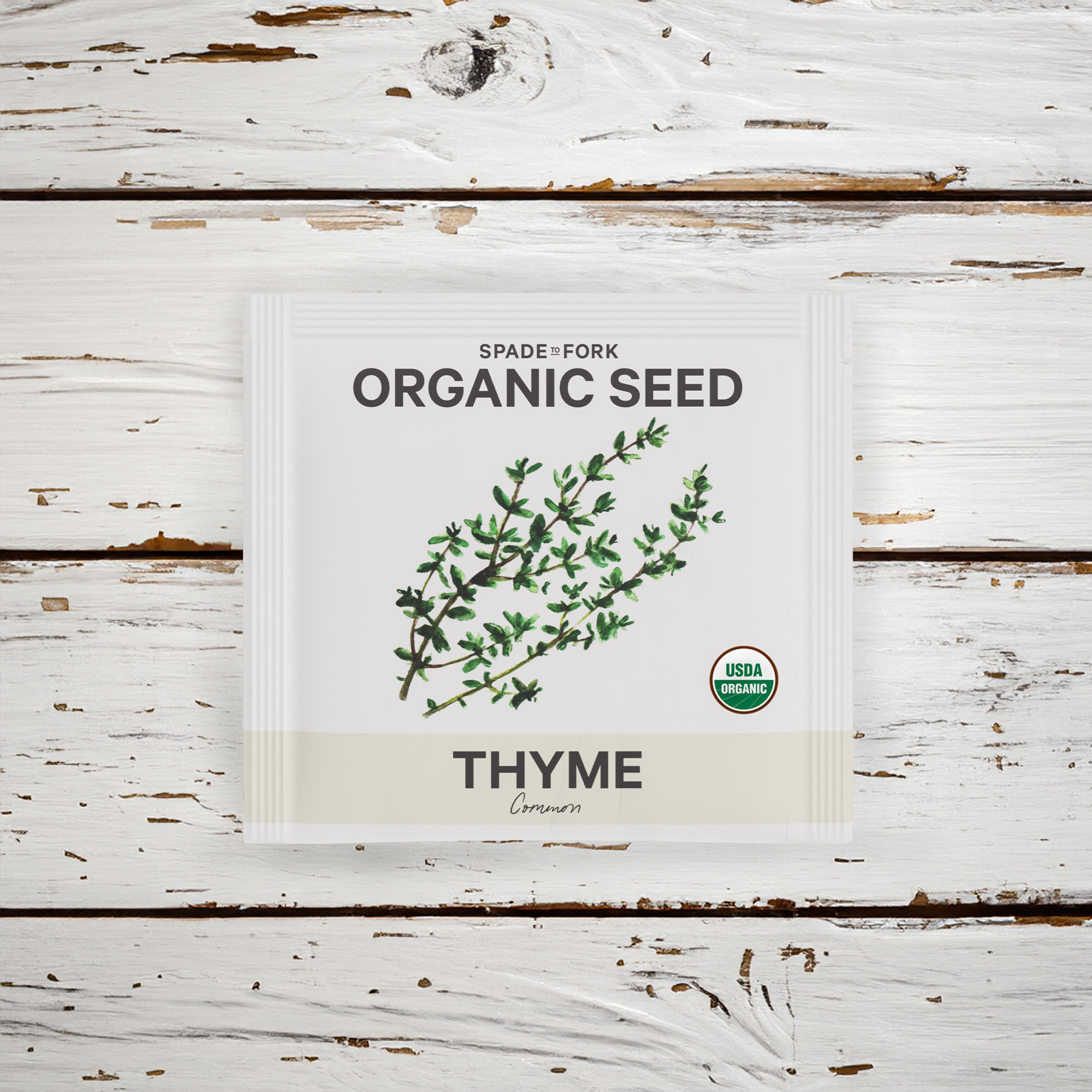 Organic Common Thyme – Spade To Fork